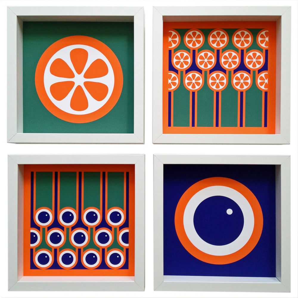 Hokolo Giclee Art Print | Set of 4